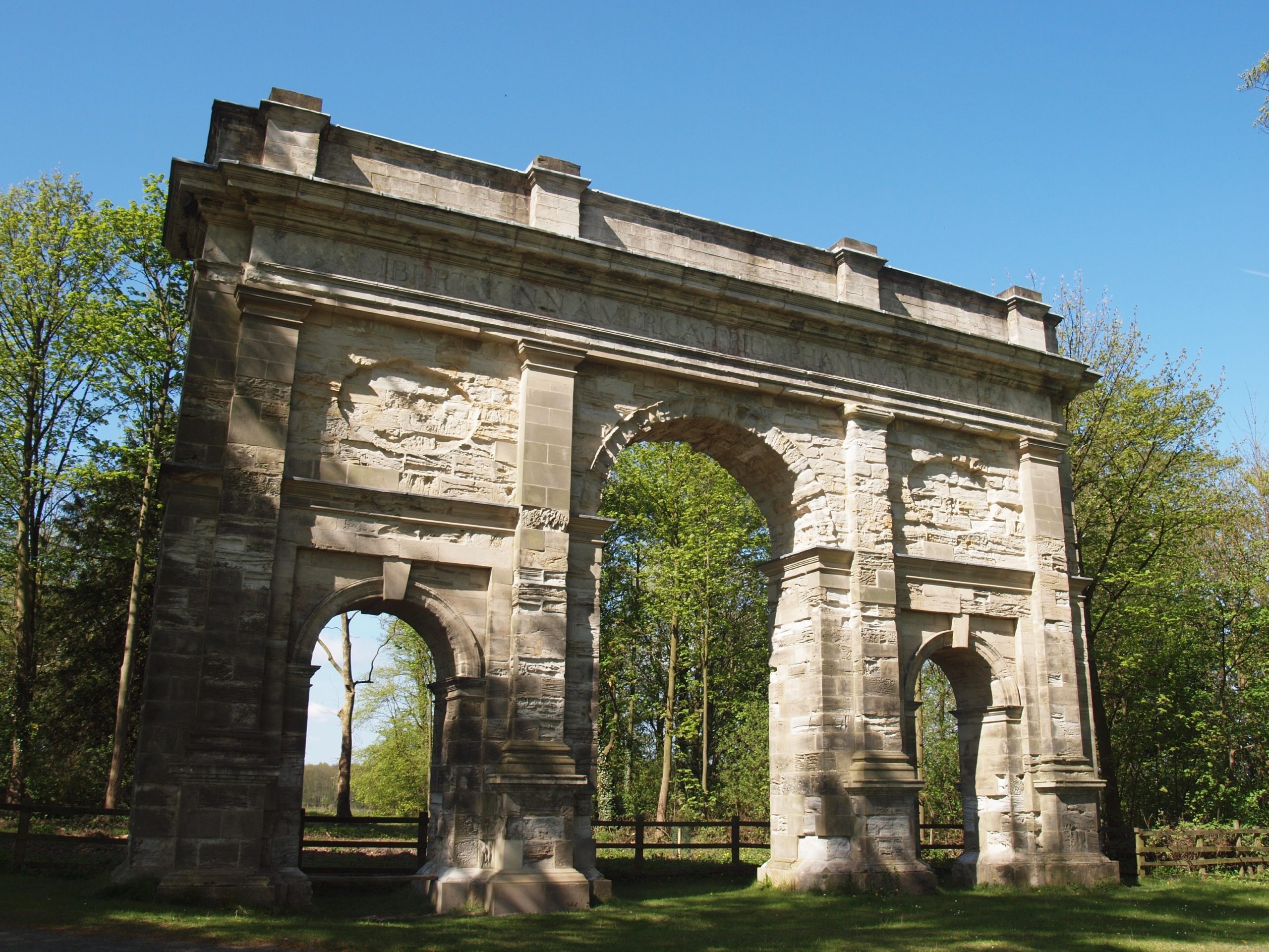 Independence Day: The Arch, Parlington Park, Aberford, West Yorkshire ...